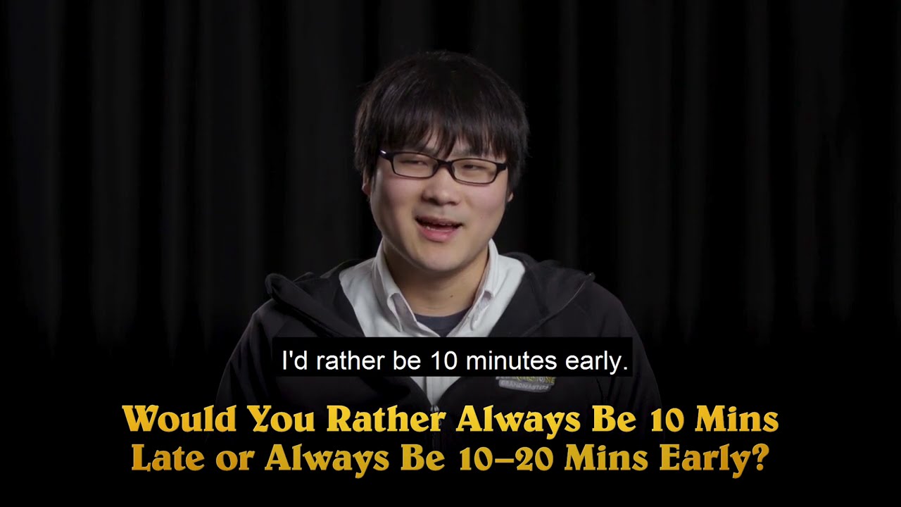 Would You Rather Always Be Early or Late? - YouTube