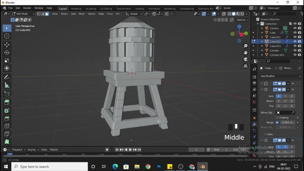 Model A Water Tank: Blender 3.0 - YouTube