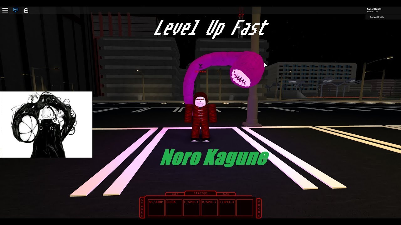 [Ro Ghoul] "Noro" (Kagune) How To Level Up Fast Seconds/Minutes - YouTube