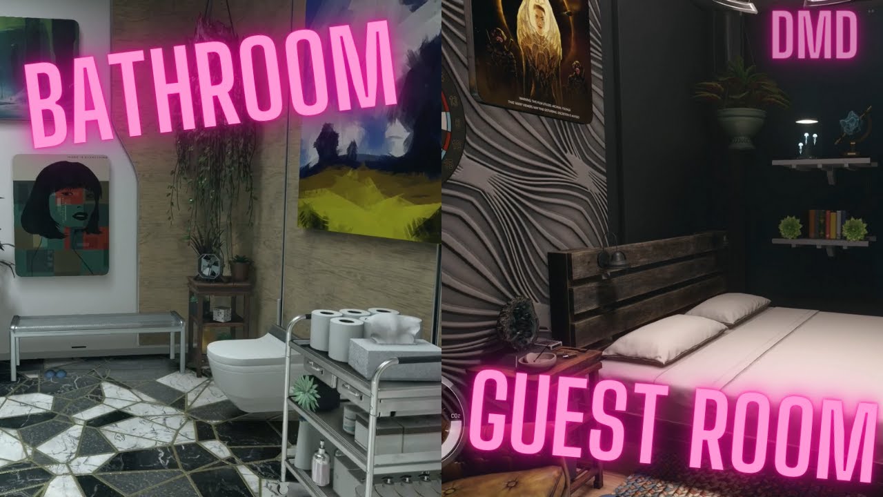 Starfield- Decorating the Mercury Tower Penthouse Part 2! Main Bathroom ...