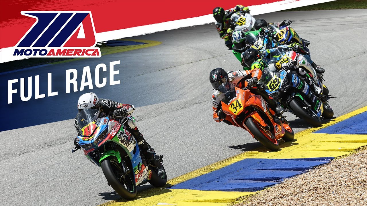 MotoAmerica Junior Cup Race 1 at Road Atlanta 2023 - YouTube