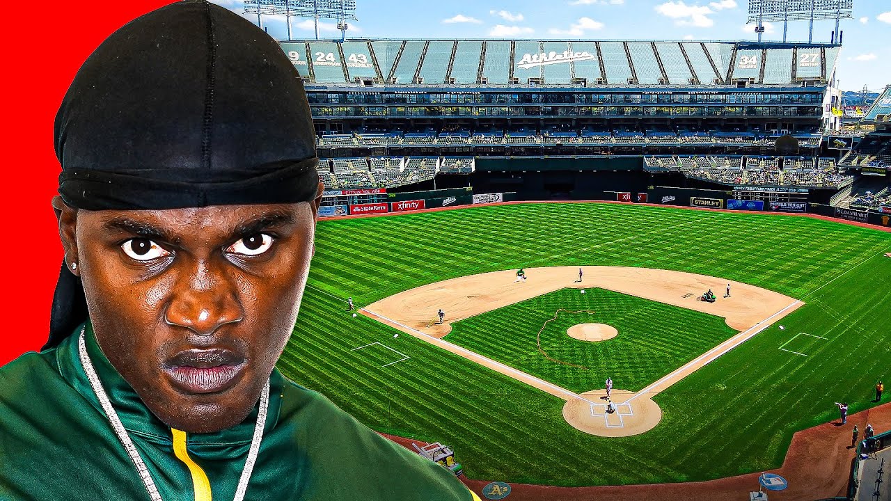 DonTavius works out with the Oakland A's - YouTube