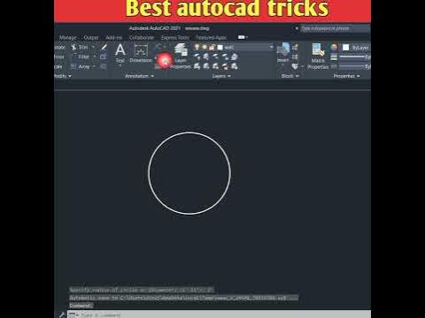 Circle dimension in autocad #shorts #ytshorts #autocad #architect # ...