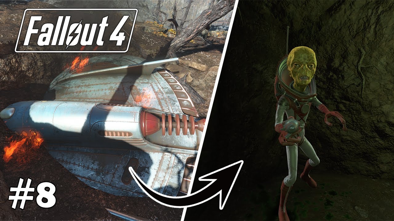 Ada Alien Jatuh !? | Fallout 4 - Part 8 - YouTube