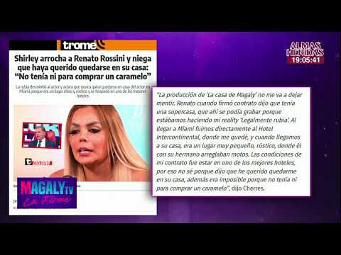 Shirley Cherres ‘destruye’ casa de Renato Rossini: “No tenía ni para el caramelo”