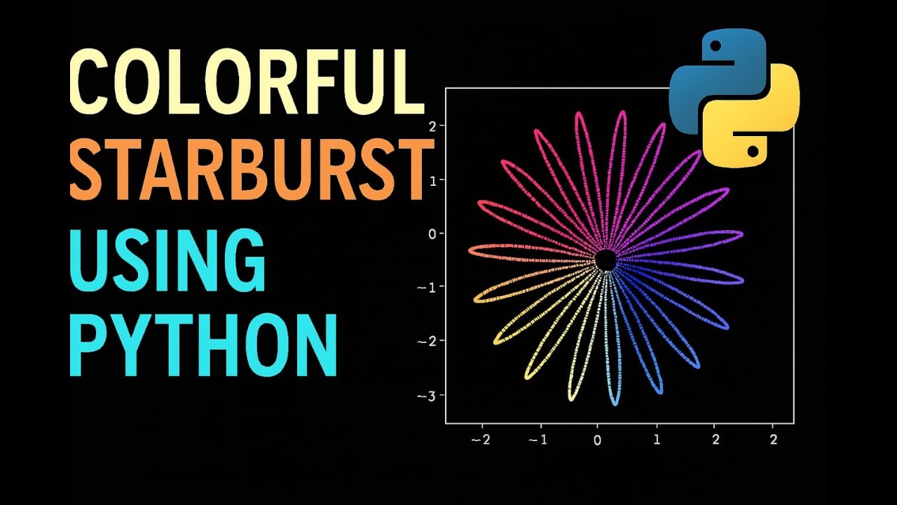 Generating Colorful Starbust Patterns With Python Matplotlib and Numpy ...