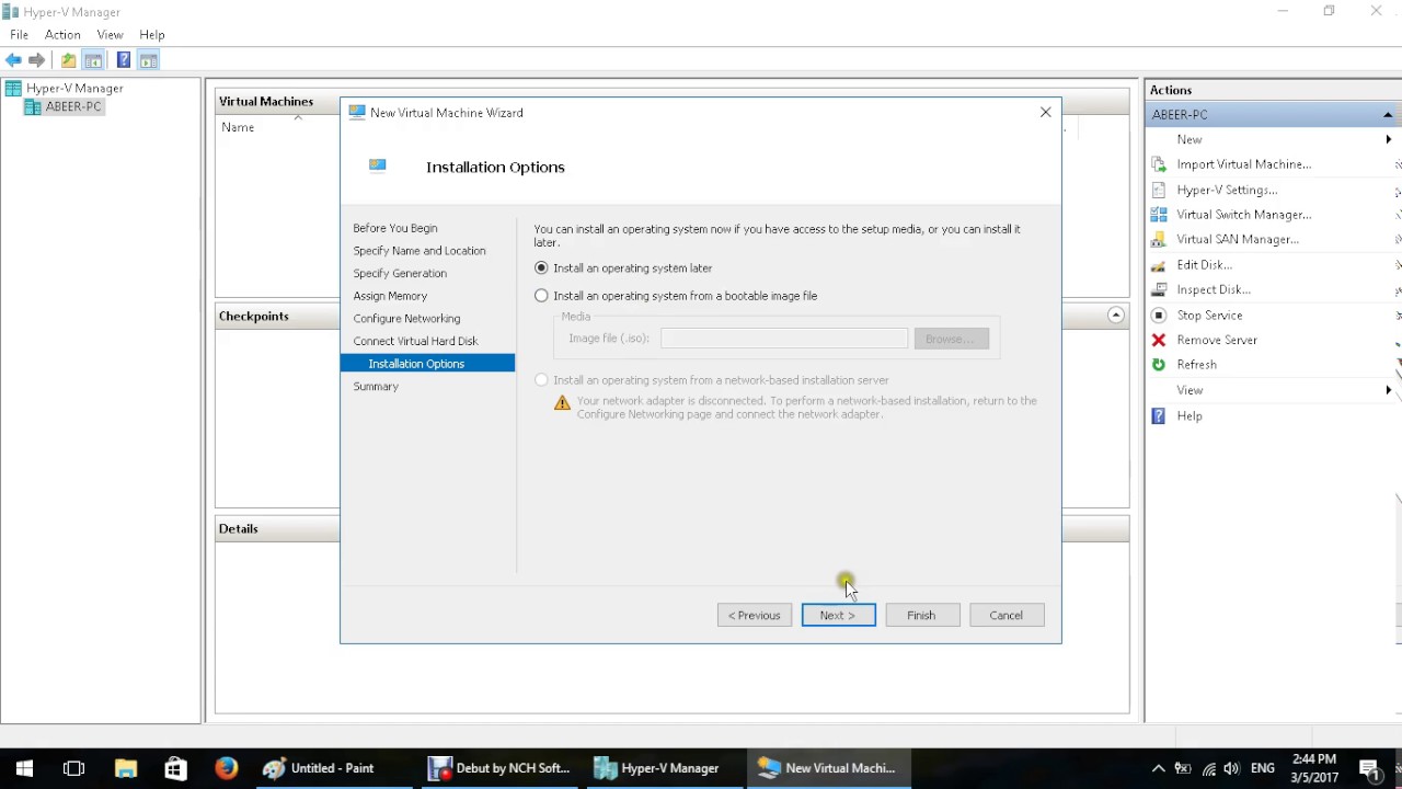 20-MCSA 2016: Hyper-v - YouTube