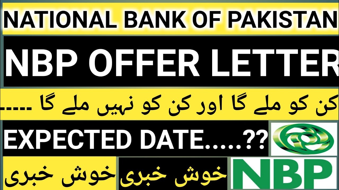 offer letter nbp | nbp offer letter | offer letter | national banK ...