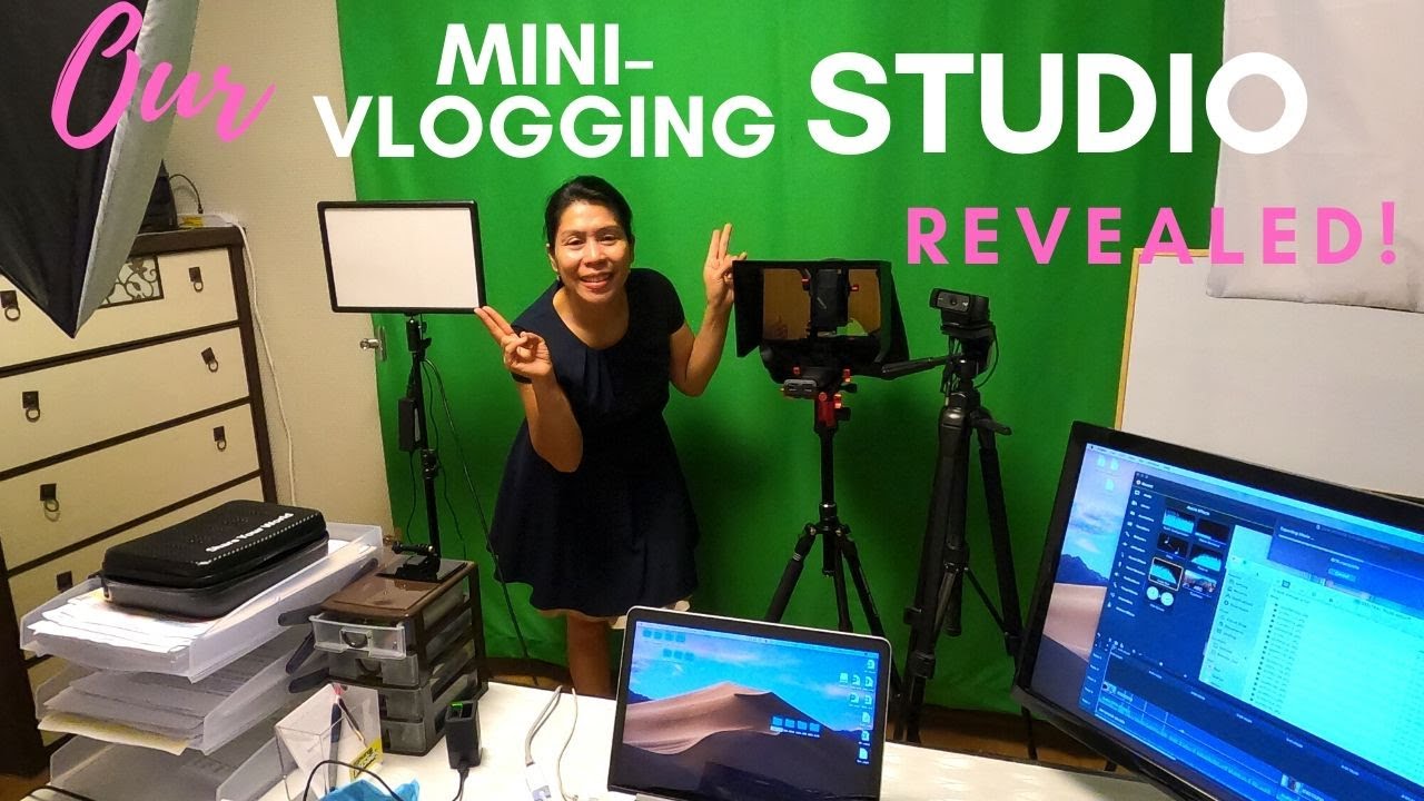 Our Mini Vlogging Studio Revealed! - YouTube