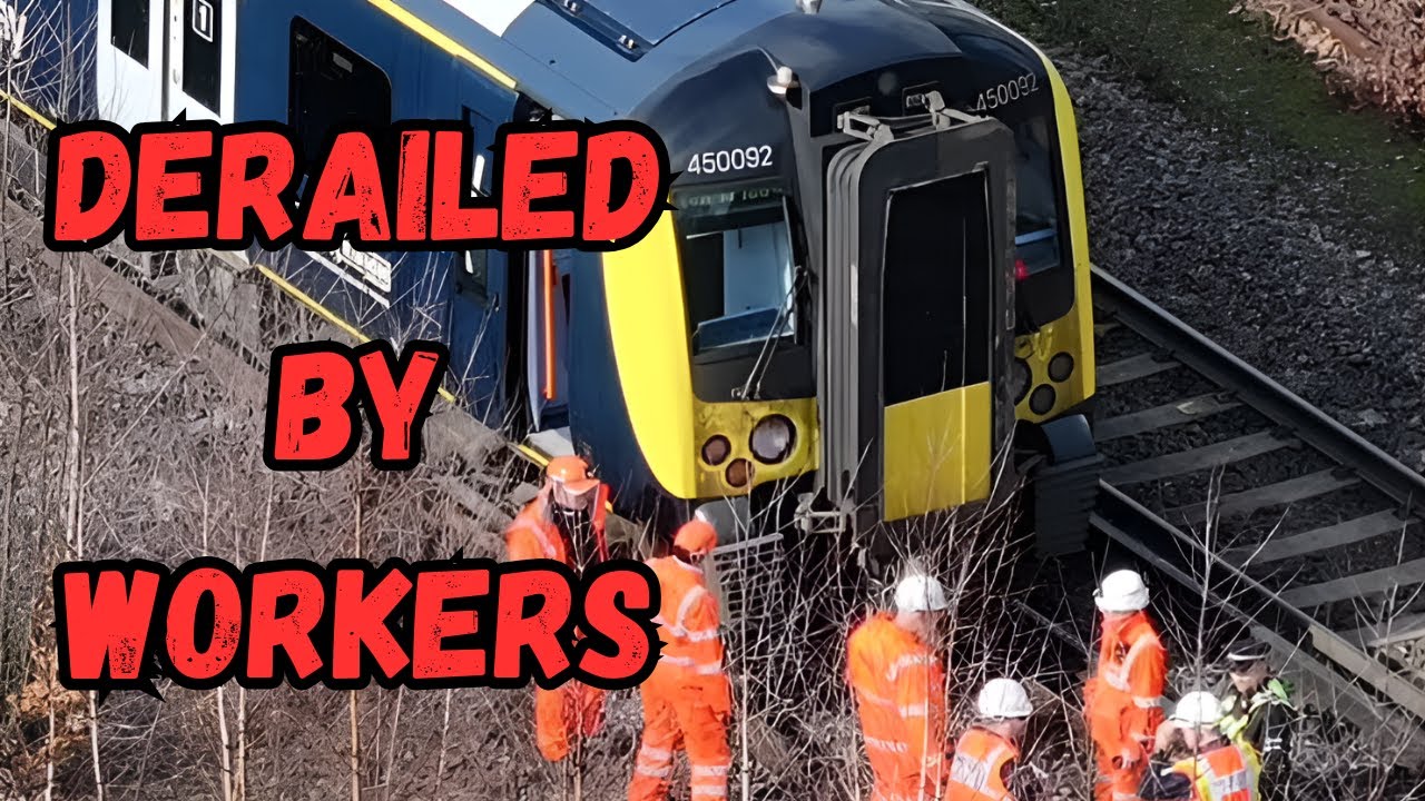 Train Derailed by Workers Mistake! - YouTube