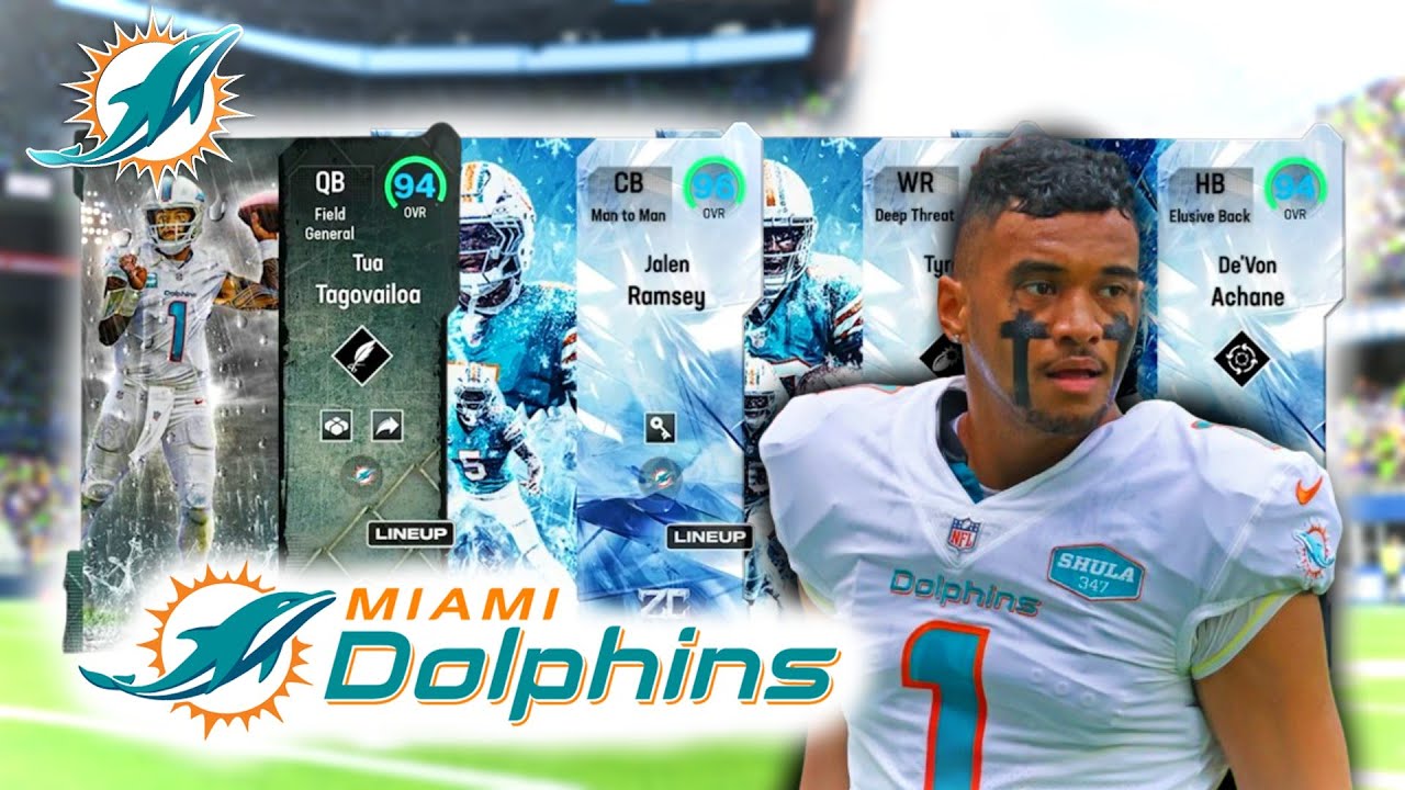 The BEST* Miami Dolphins Theme Team In Madden 25! - YouTube