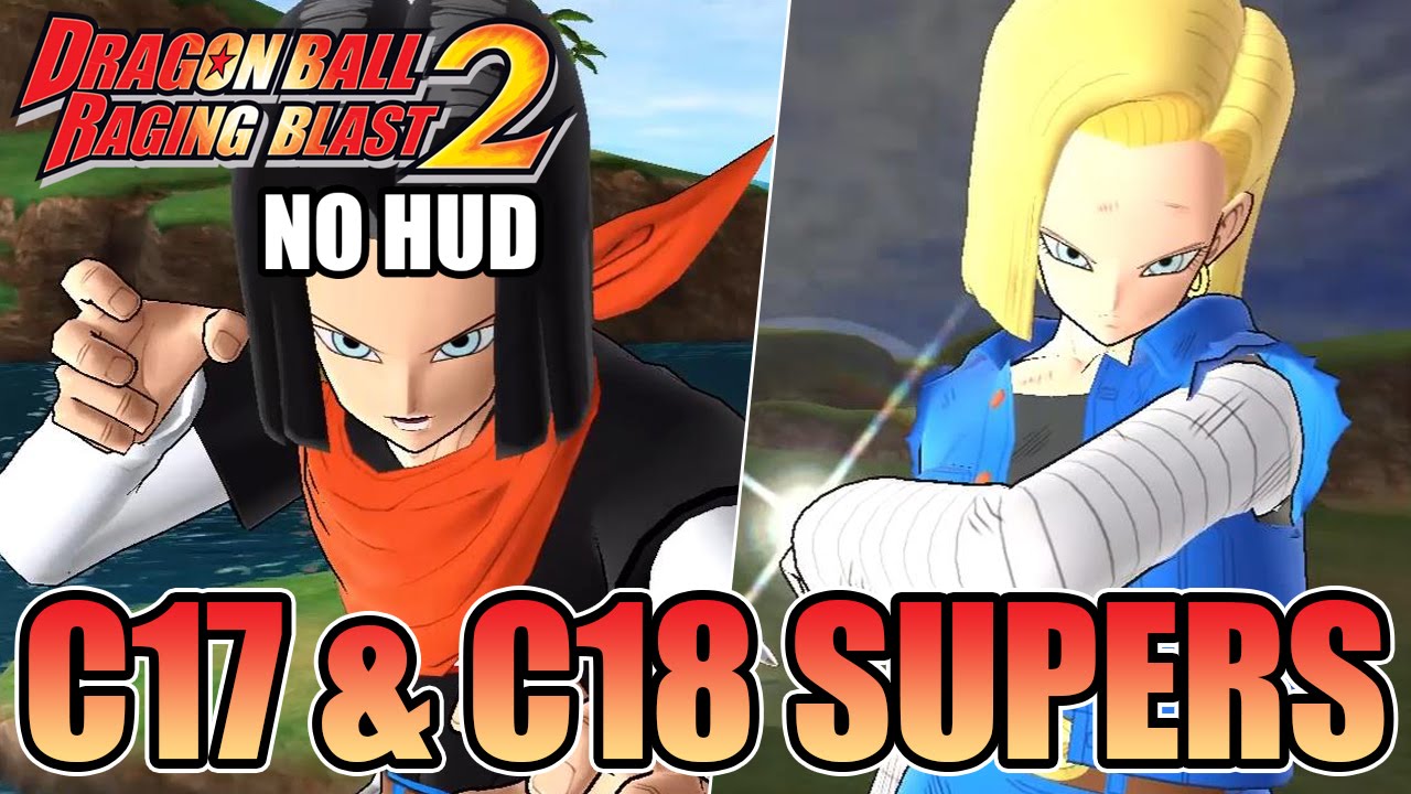 DBZ RB2 Movesets [NO HUD] - Android #17 & #18 - YouTube