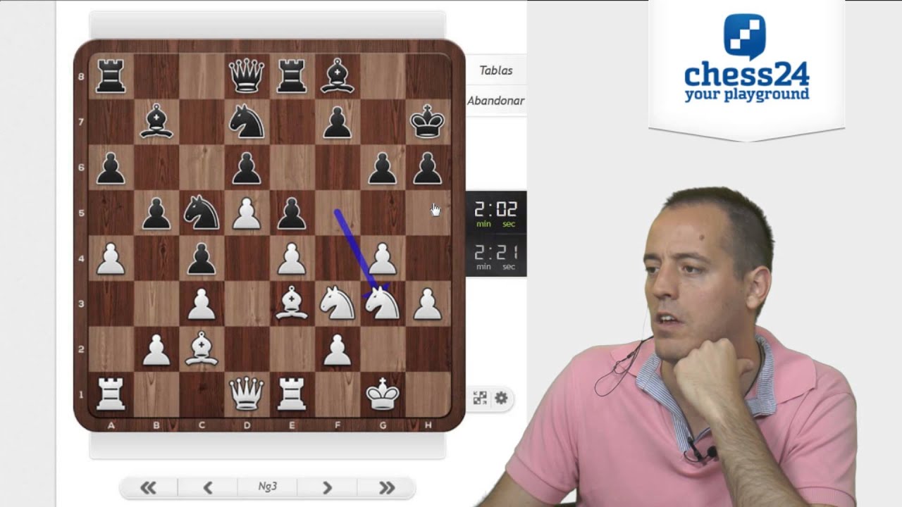 Paco Vallejo jugando en chess24 (IV) - YouTube