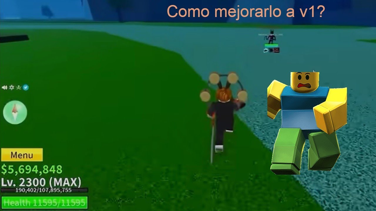 Como mejorar el haki de Vision v1? (Blox Fruits) - YouTube