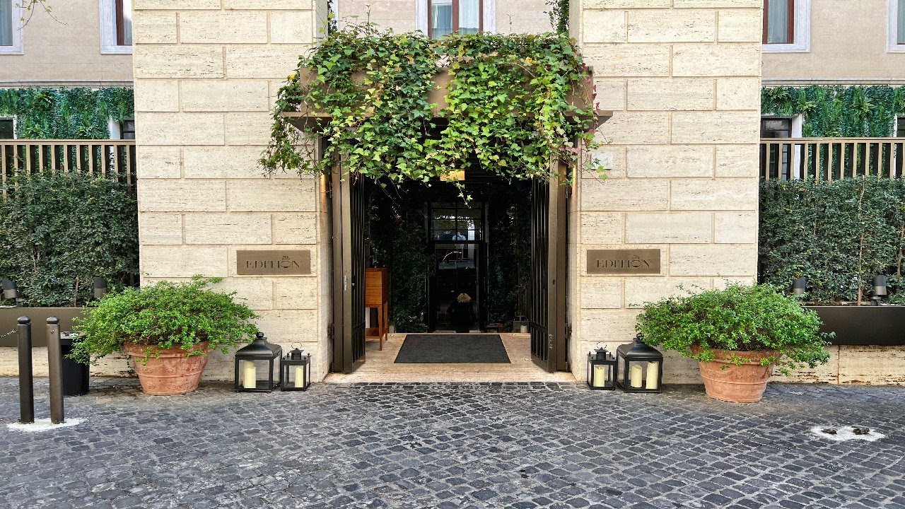 The Rome Edition Hotel Roma Italy - YouTube