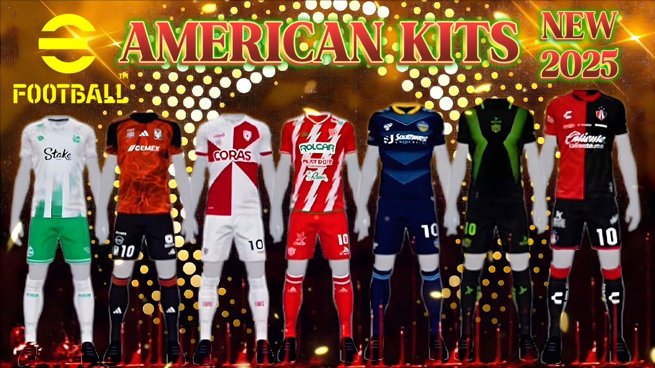 Big Surprise 🔥 Efootball 2025 New American Kits ! Don't Miss - YouTube