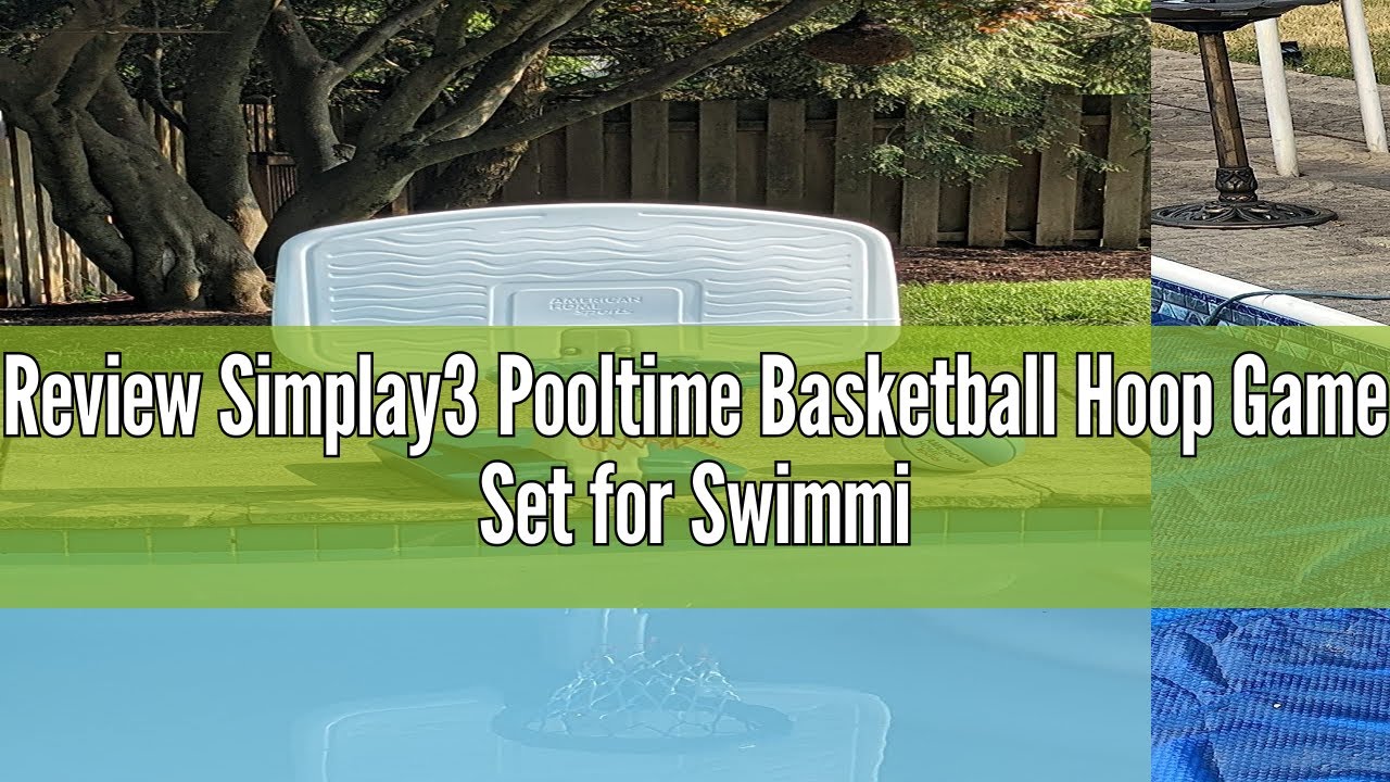 Review Simplay3 Pooltime Basketball Hoop Game Set for Swimming Pools ...