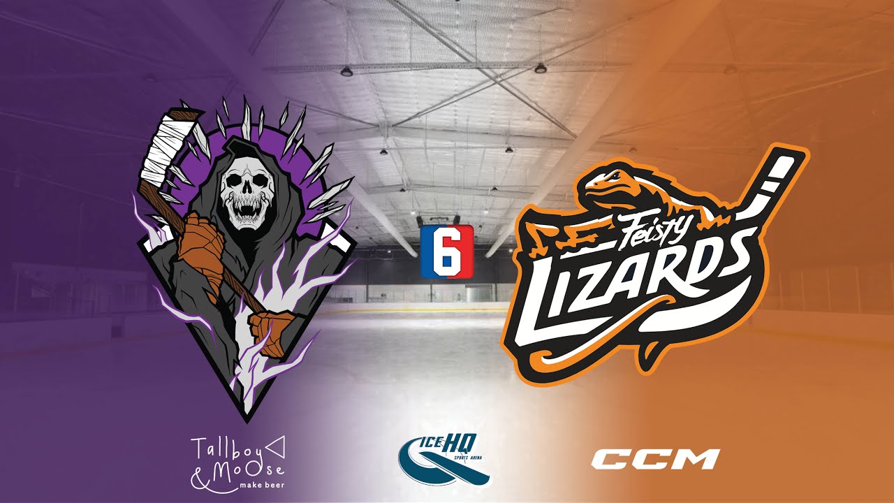 Reapers VS Lizards - Div 6 - 1st November - iceHQ Rec League ice hockey ...