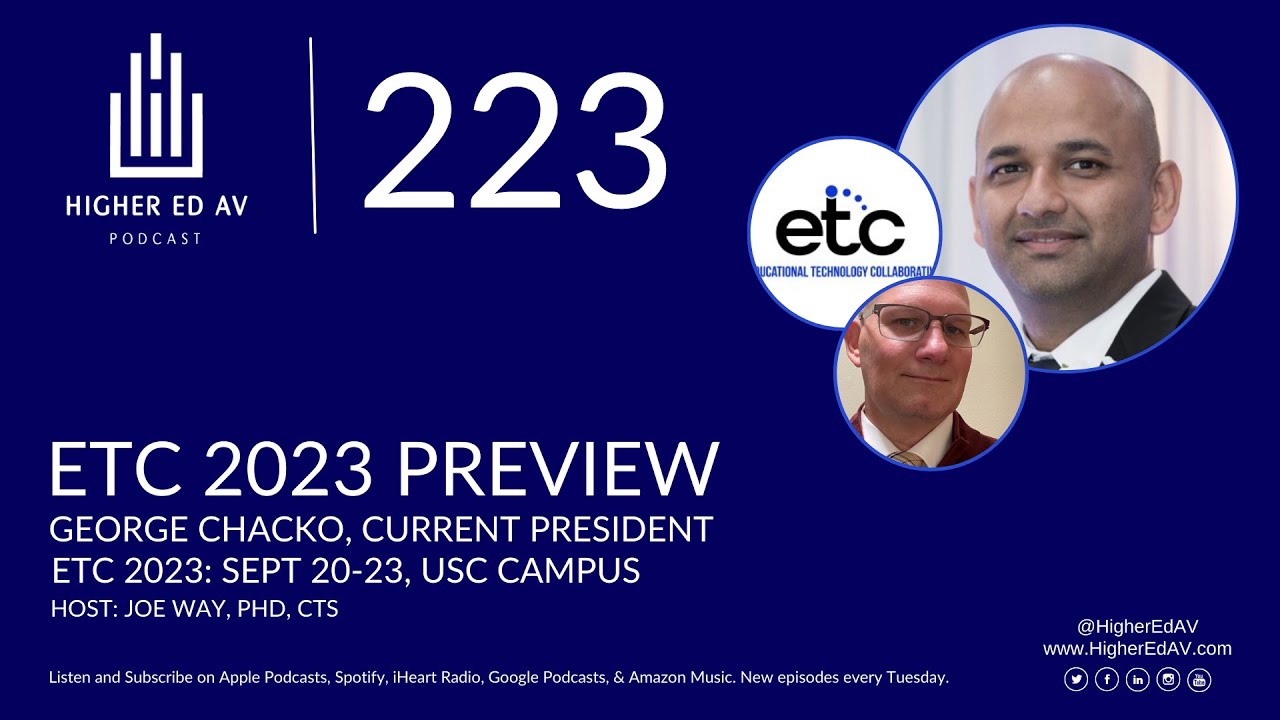 223: ETC 2023 Preview with George Chacko - YouTube