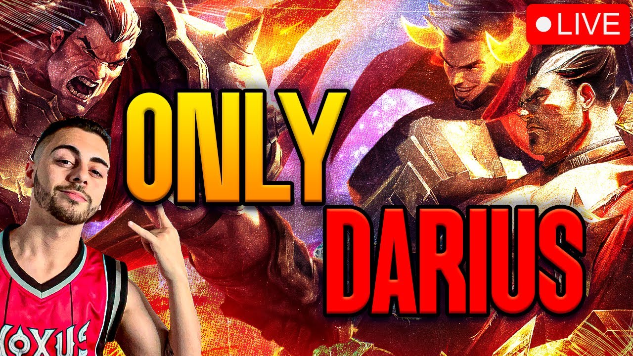 UNRANKED TO CHALL ONLY DARIUS | DÍA 8 | VOLVIMOS A KICK! - YouTube