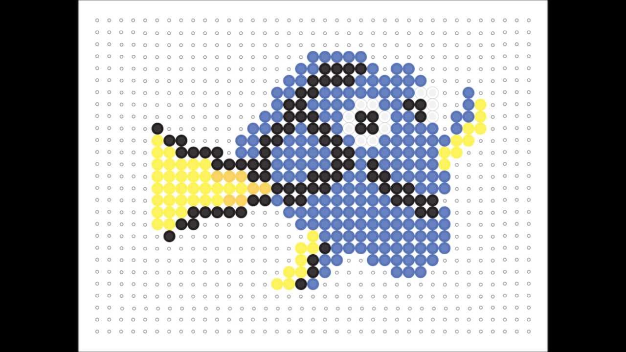 Hama Bead Dory (Disney Series #11) - YouTube
