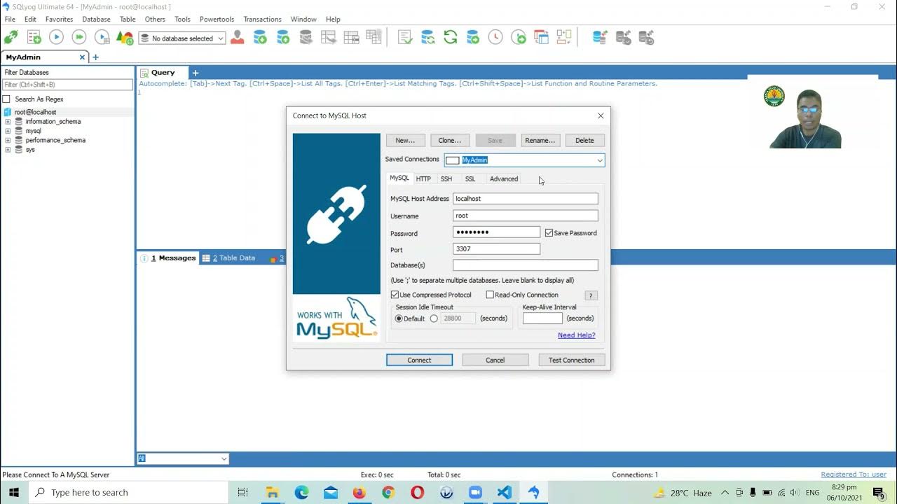 Create Database using SQL yog Tagalog Version Part 1 - YouTube