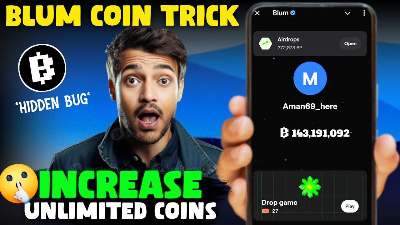 Blum Coin Kaise Badhaye | Blum Coin Increase TRICK | How To Increase Blum Coin |Blum Coin ...