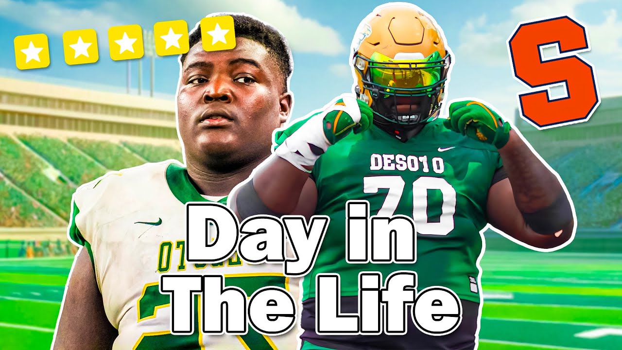 Day In The Life of Byron Washington| #1 Lineman in the Nation - YouTube
