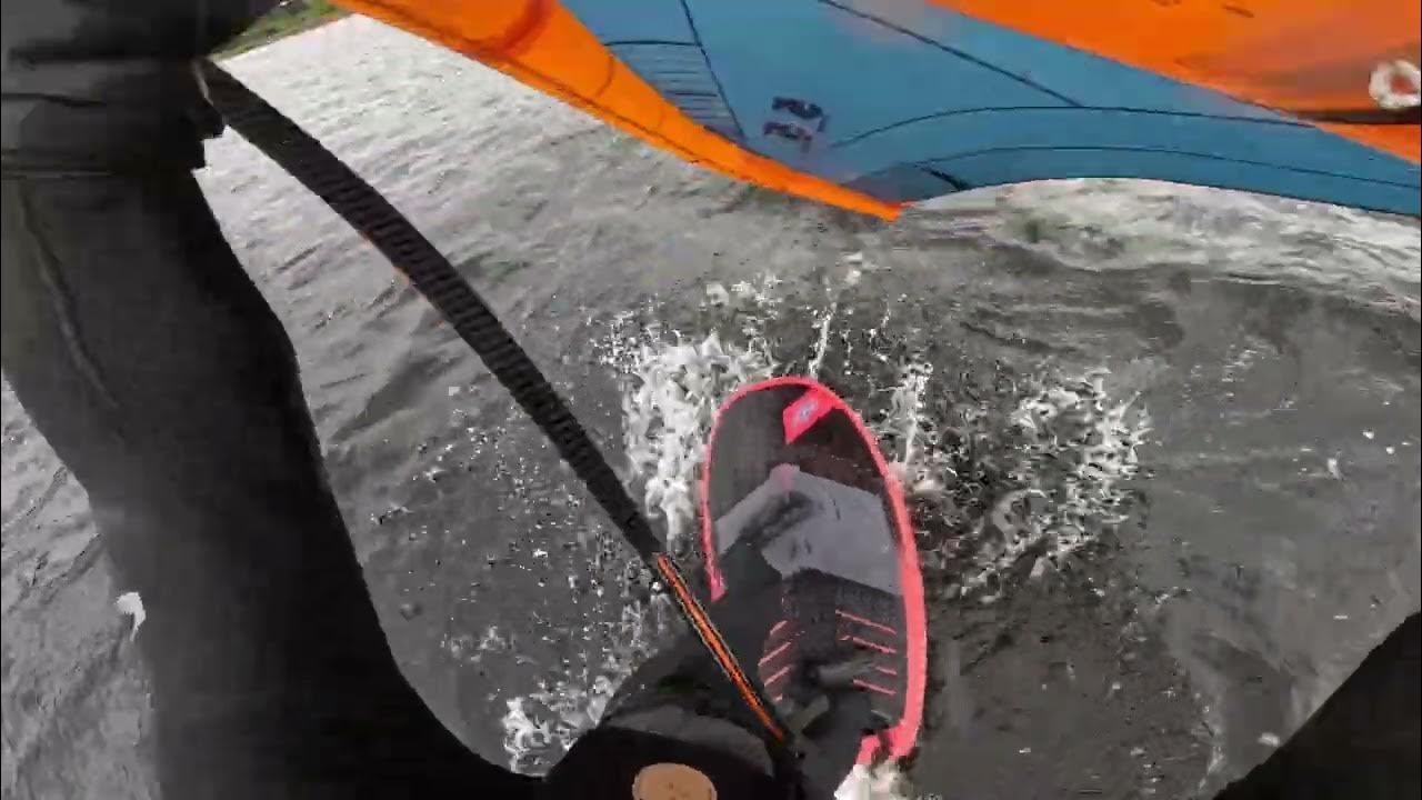 Winging it - learning to wing foil Session 35 - Back home again - YouTube