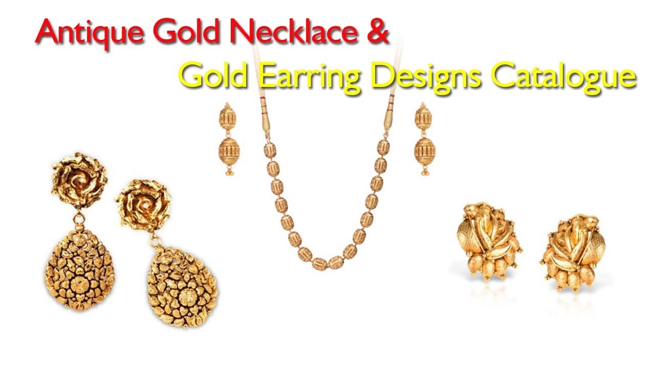 Antique Gold Jewellery Designs Catalogue