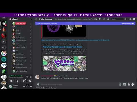 CircuitPython Weekly Meeting for July 31st, 2023 @circuitpython #circuitpython #adafruit - YouTube