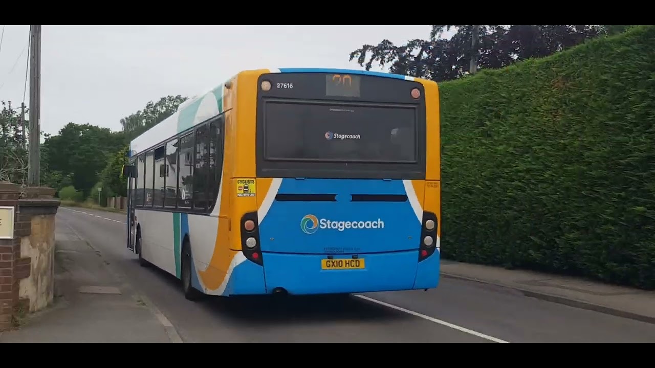 Here is the new livery stagecoach bus 27616 on the number 20 in ...