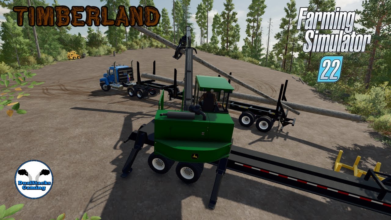 Timberland-Episode 3 | Hauling Some Wood To The Mill | Farming ...