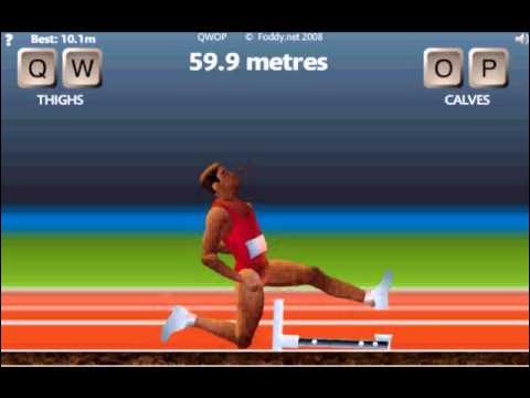 QWOP: How to win without running. - YouTube