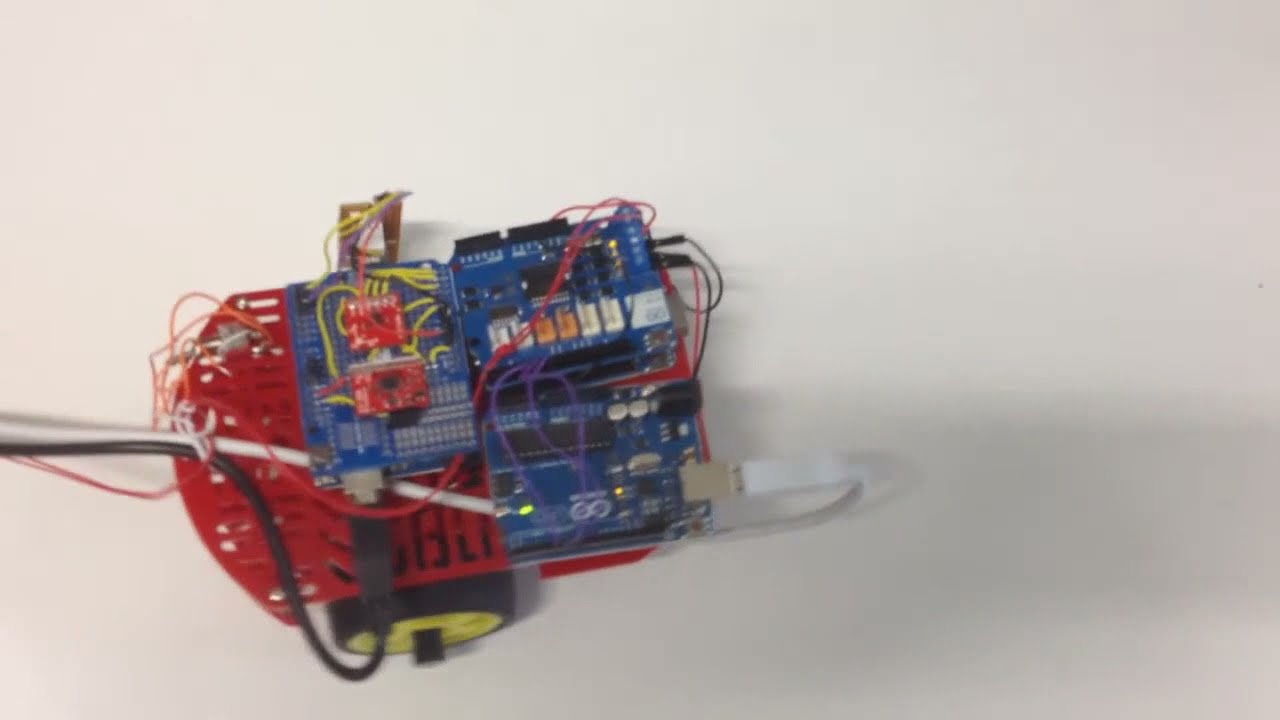 Positioning robot based on IMU - YouTube