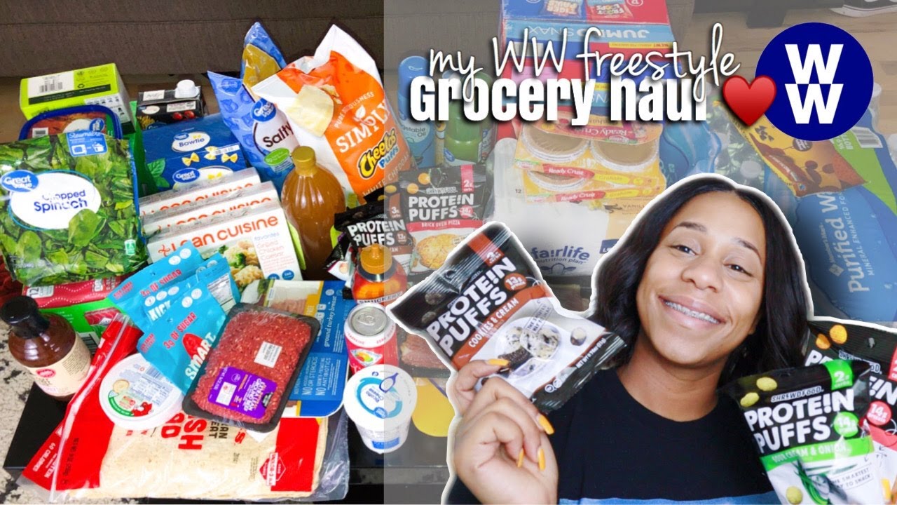 WW GROCERY HAUL | NEW PRODUCTS | WEIGHT WATCHERS | WW FREESTYLE | MY WW ...