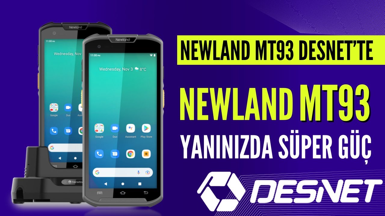 Newland MT93 Android El Terminali | 2.2 Ghz 8core Android 13 GMS 4 GB ...