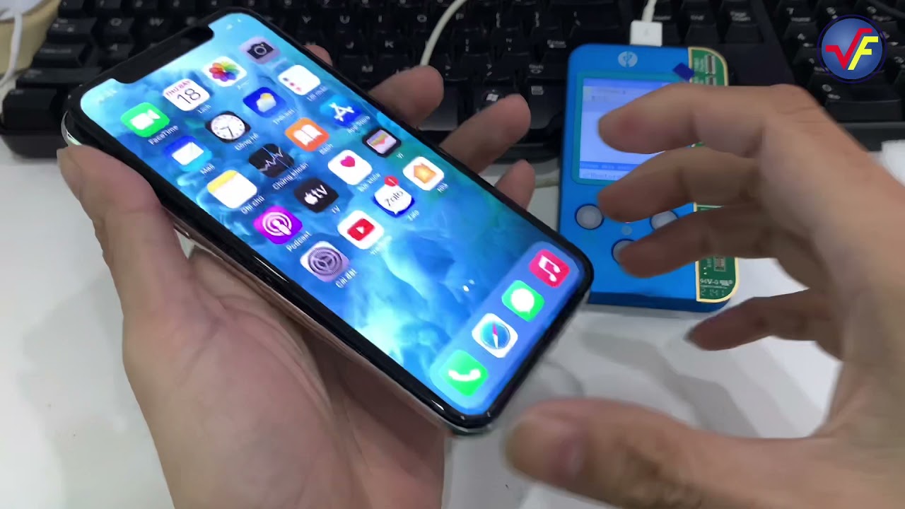 Box JCID V1S fix % pin, fix số lần sạc, fix true tone không cần màn ...