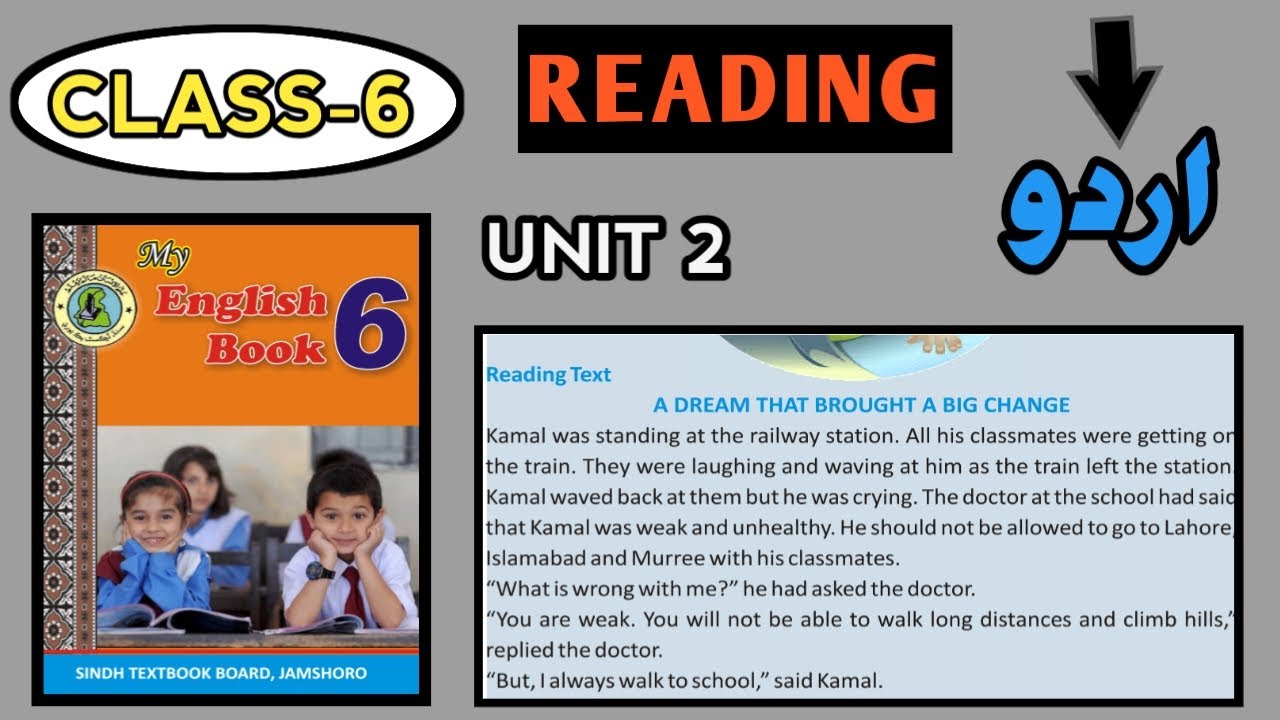 Class 6 English Chapter 2 Reading | English unit 2 Reading Urdu with ...
