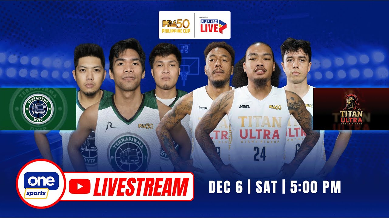 LIVE: TERRAFIRMA vs. TITAN ULTRA | PBA 50 PHILIPPINE CUP | December 6 ...