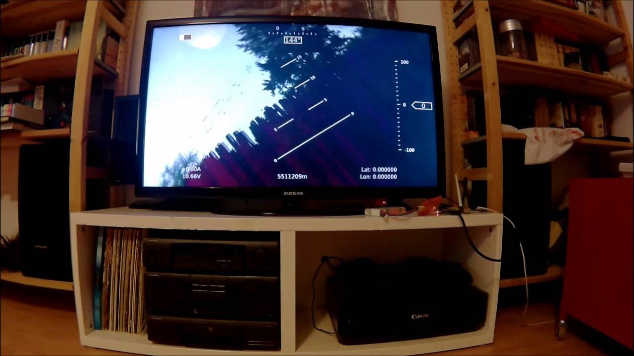 wifibroadcast osd with mavlink support for Navio2 - YouTube