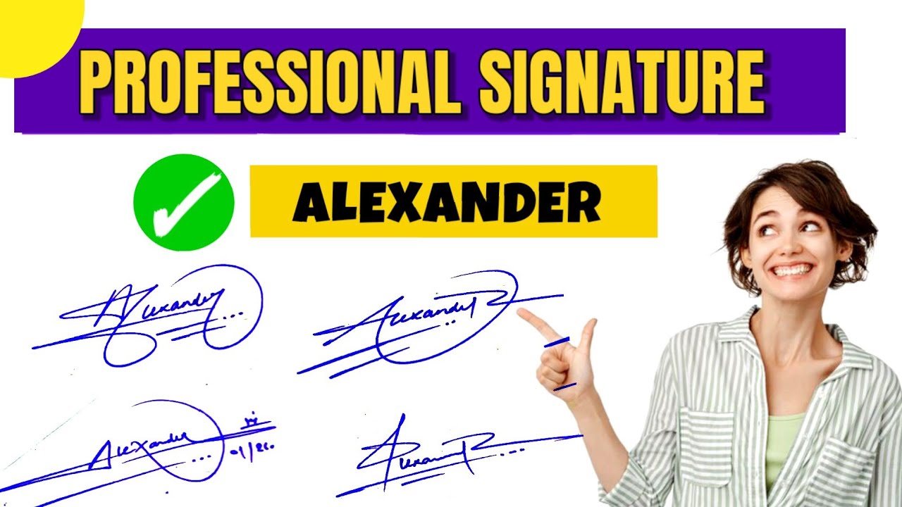Alexander Name Beautiful Signature Style 🌟 Signature Style of my name ...
