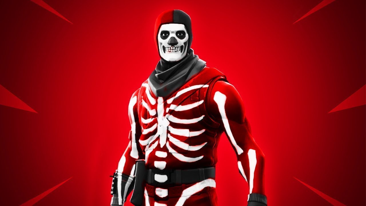 Nueva SKIN SOLDADO CALAVERA ROJO en Fortnite.. - YouTube