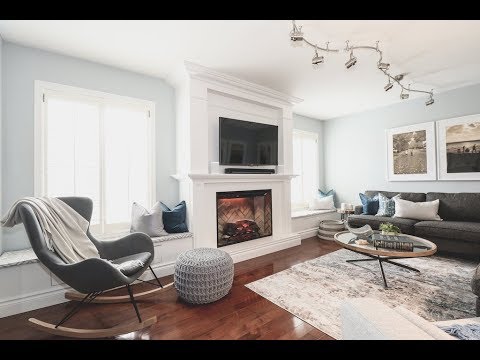 A functional yet inviting family room makeover - YouTube