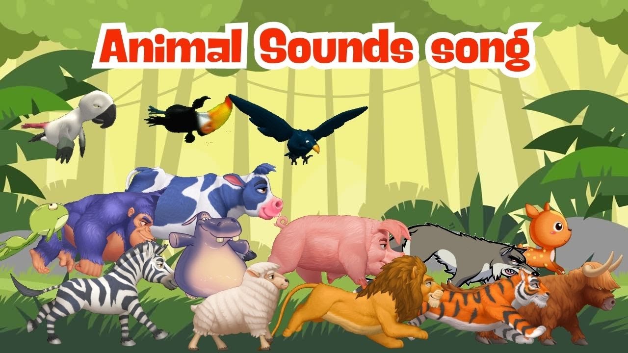 Animal Sounds Song N12T1 | Nursery Rhymes | Kids TV Education - YouTube