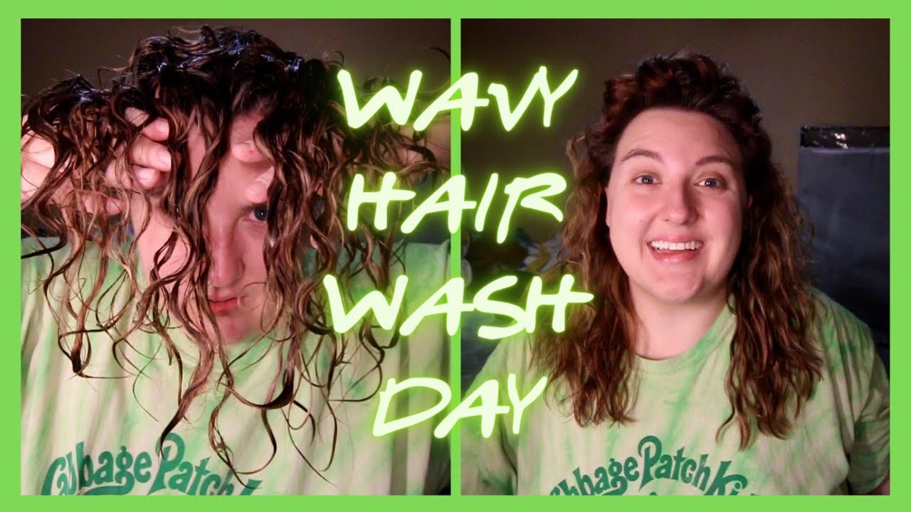 *EASY* Wavy Hair Routine | 2a/2b Wash Day Routine Using One Styler ...