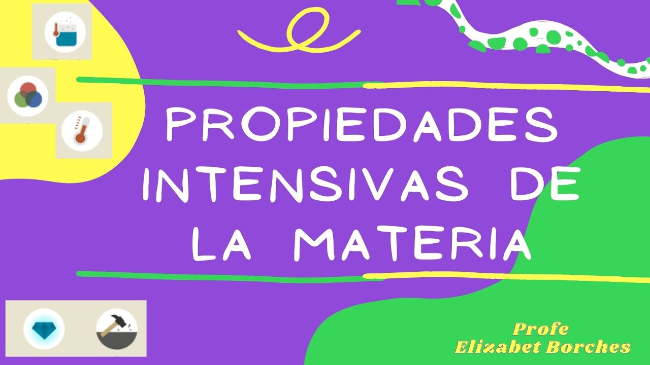 Propiedades Intensivas de la materia - YouTube