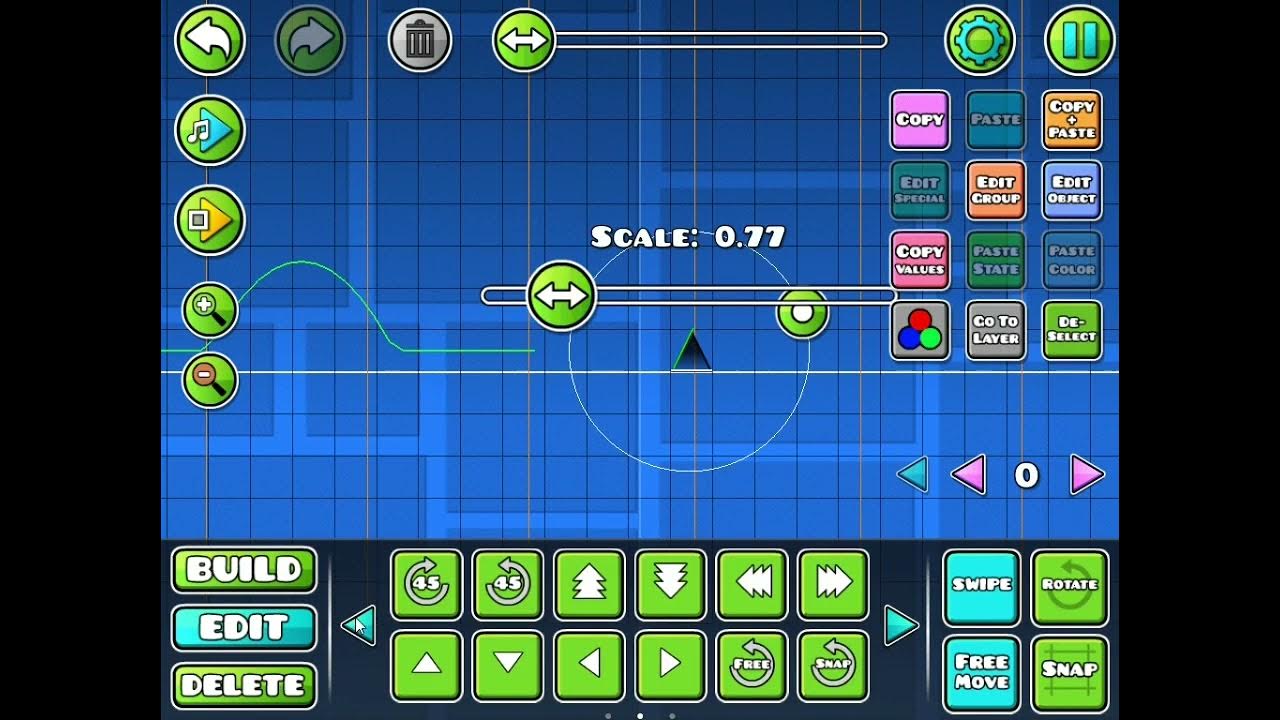 How make fake spikes on GEOMETRY DASH! (Updated tutorial 2.113) - YouTube