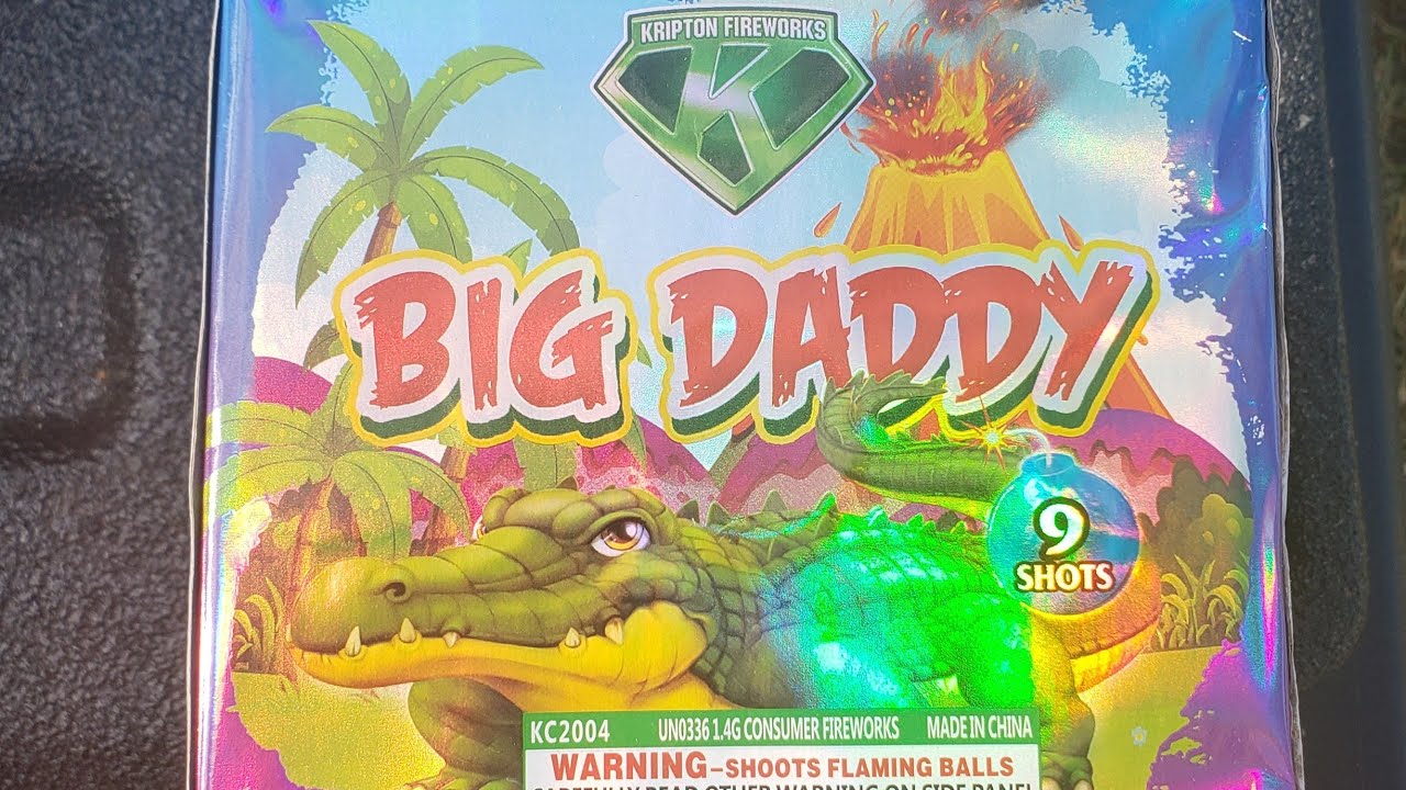 Big Daddy 200g 9 shot cake cake by Kripton Fireworks 💯💥👍👍 - YouTube