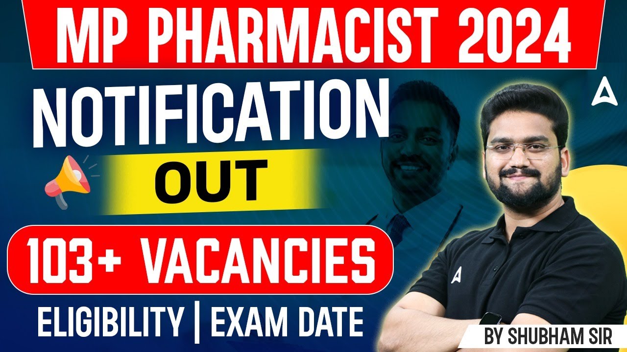 MP Pharmacist Vacancy 2024 | MP Pharmacist Notification Out | MP NHM ...